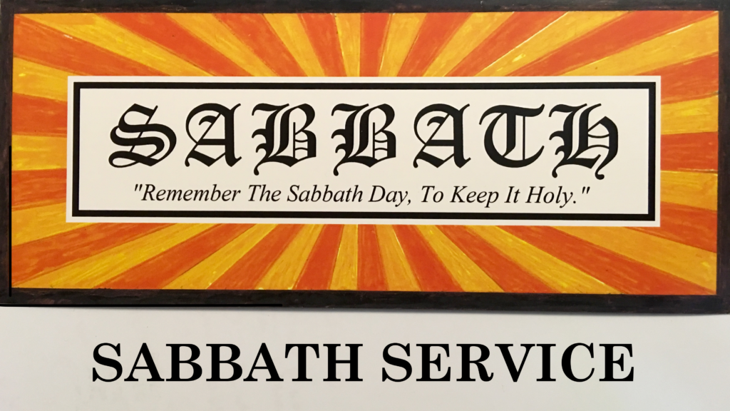 SABBATH SERVICE 4 - Church of God
